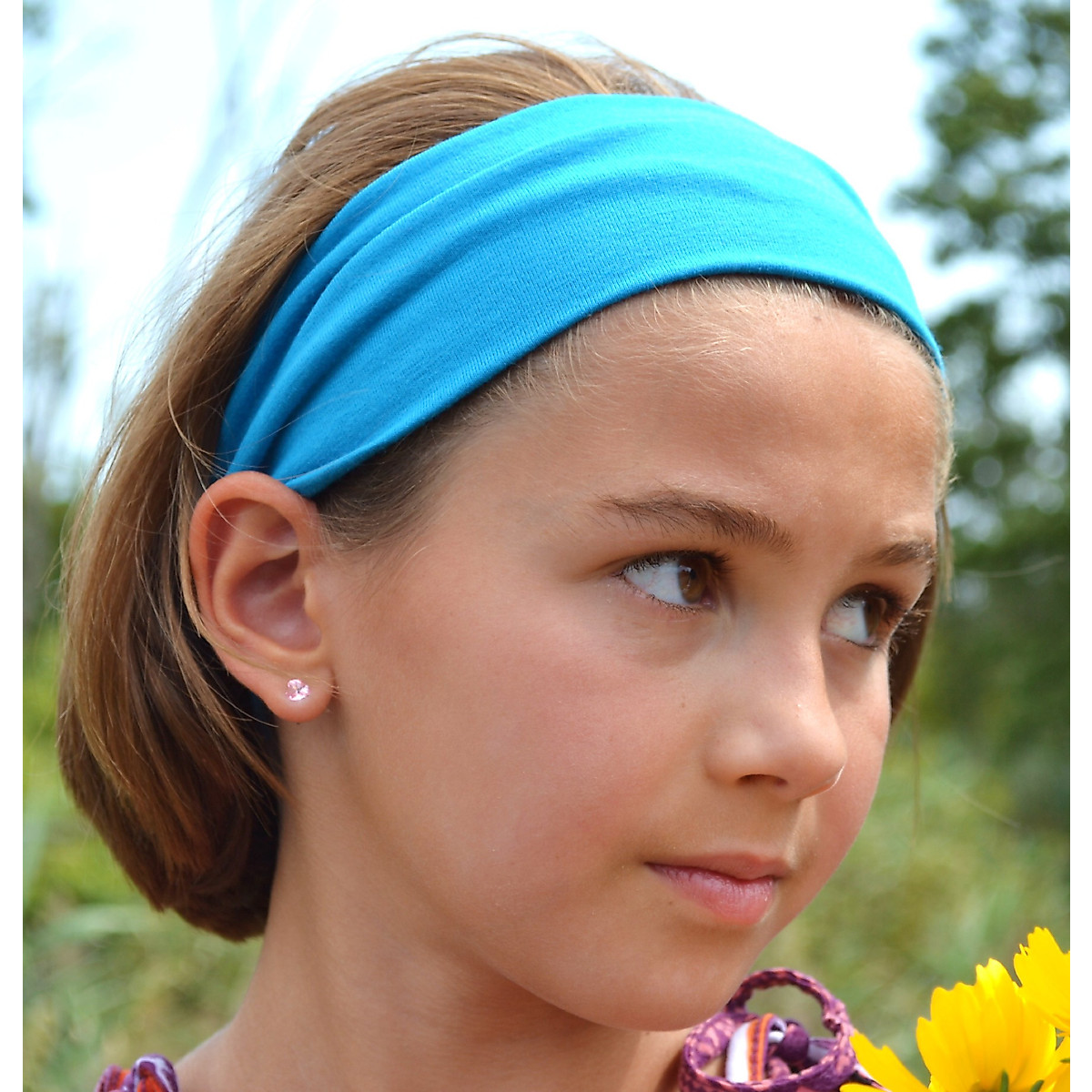 (Set of 7) 2.5 Inch Cotton Stretch Headbands From Funny Girl Designs (Official Funny Girl Designs Fall Set)