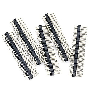 5pcs 2.54mm 2x20 Pin Break-Away Dual Male Header Pin for Raspberry Pi Zero GPIO
