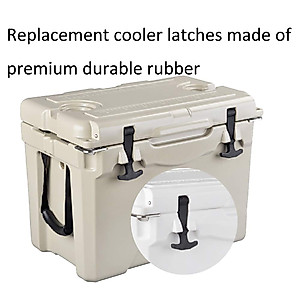 EWONICE Cooler Replacement Lid Latches Fits Yeti RTIC Hard Coolers and Other Related Coolers T-Latch (2 - Pack)