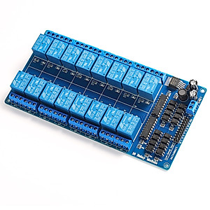 SainSmart 16-Channel 12V Relay Module Board for Arduino DSP AVR PIC ARM