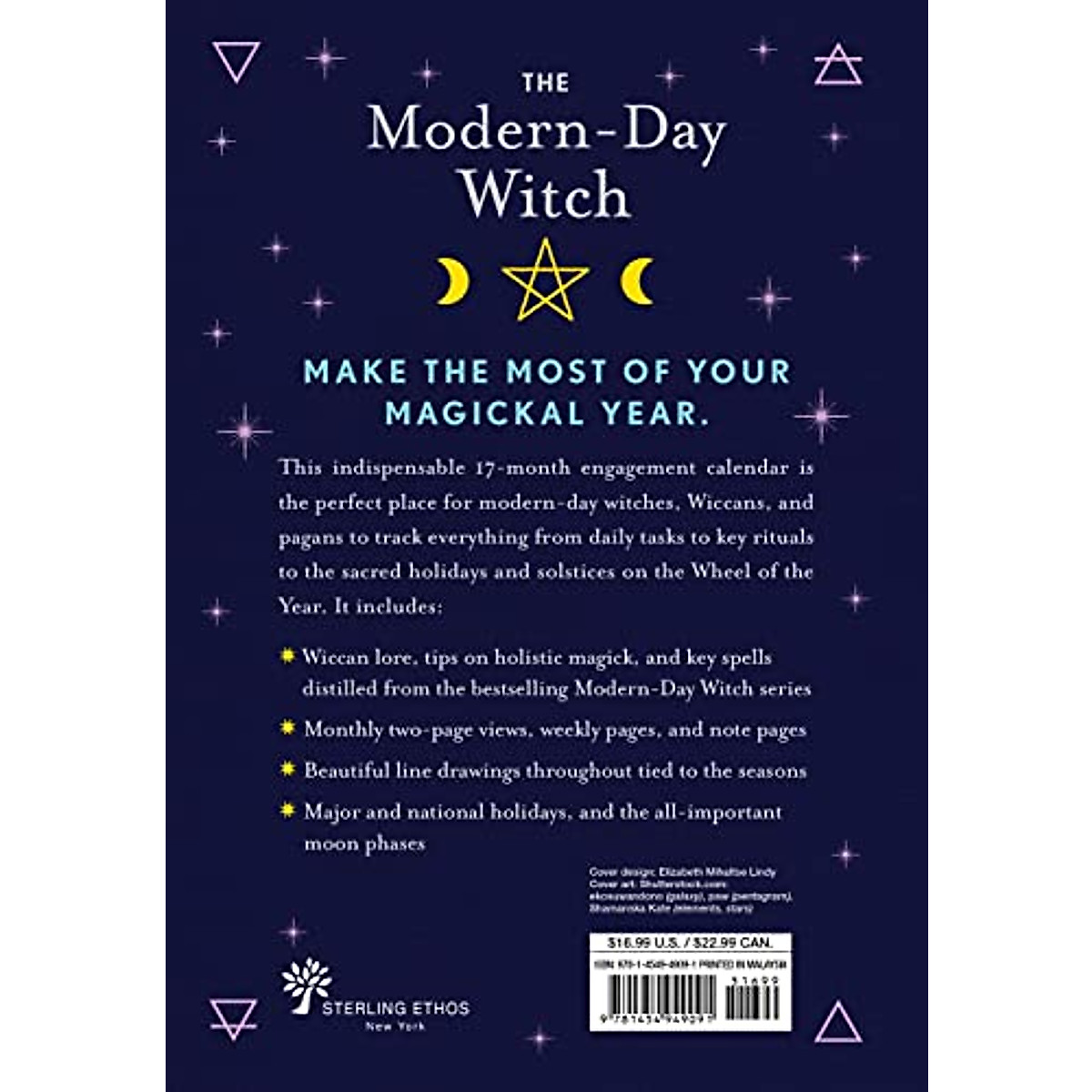 Modern-Day Witch Calendar 2024 Wheel of the Year 17-Month Planner (The Modern-Day Witch)