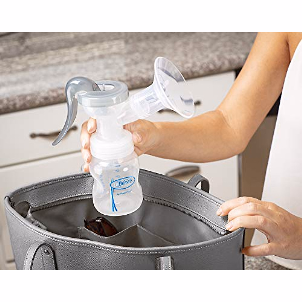 Dr. Brown's Manual Breast Pump with Softshape Silicone Shield