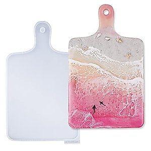 LET'S RESIN Silicone Resin Tray Molds, Epoxy Resin Molds for Rectangle Cutting Board, Large Silicone Molds for Resin Serving Tray, Resin Casting, Resin Art…