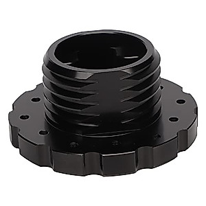 Gugxiom Game Steering Wheel Adapter Aluminum, Steering Wheel Adapter Quick Release Replacement, Steering Boss Steering Wheel Plate Adapter, Fits Thrustmaster T500 / T300 / TS/TX (Black)