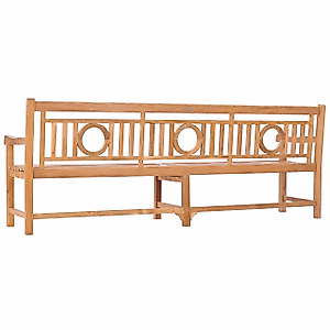 Teak Wood O Outdoor Patio Bench Extra Large, 8 Foot, Made from Solid A-Grade Teak Wood