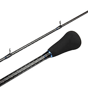 Rosewood Slow Jigging Fishing Rods,2 Pieces Trolling Boat Rods, 1.95m 5/5 Lengths & Actions- Casting, X High Carbon for Saltwater Sea Baitcasting Fishing