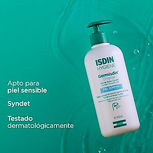 ISDIN Germisdin Soap Free Body Wash Daily Hand and Body Gel, Original, 17 Fl Oz