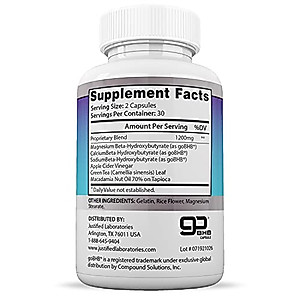 Ketogenix Max 1200mg Keto Pills Ketogenic Supplement Includes goBHB Exogenous Ketones Apple Cider Vinegar Macadamia Nut Oil and Green Tea Advanced Ketosis Support for Men Women 300 Capsules 5 Bottles