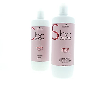 Schwarzkopf Bonacure Repair Rescue Shampoo and Conditioner Liter Duo 33.8 oz