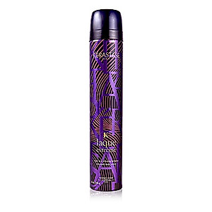 KERASTASE Laque Extreme Hair Spray | 24- Hour High Hold Hairspray | Maintains Hairstyles | Humidity Resistant and Locks in Volume | With UV and Heat Protectant | For All Hair Types | 5 Fl Oz