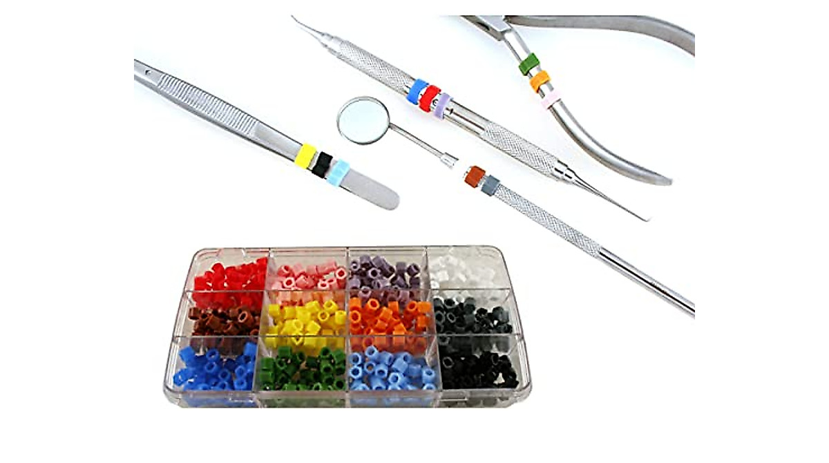 240pcs Silicone Color Bands for Instrument ID | Medixplus