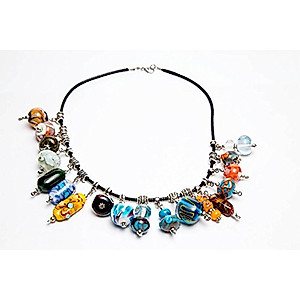 PAXCOO 4336827944 100Pcs Black Waxed Cord with Clasp Bulk for Bracelet Necklace and Jewelry Making (20 Inches)