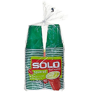 Solo Plastic Party Cups, Red - 9 oz - 50 ct