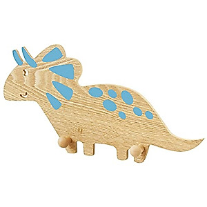 Jfbav Decorative Wood Wall Hooks - Cute Animal Dinosaur Wall Hooks for Hats, Clothes, Keys, Handkerchiefs, Jackets and More