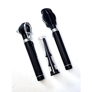 Veterinary or Pets Mini Fiber Optic Otoscope Kit with 3-Cone