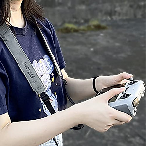 FPVtosky Lanyard for DJI RC & RC Pro Controller , DJI Mini 3 Pro Lanyard RC Neck Strap , Soft Leather Lanyard Compatible with Mavic 3 / Air 2s / Mini 2 / Mavic air 2 Remote Controller Accessories