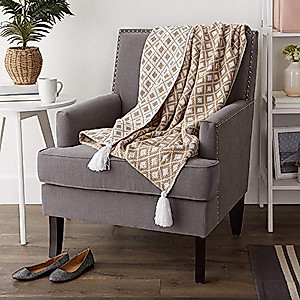 DII Stone Diamond Lattice Throw, 50x60