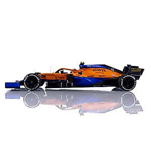 Minichamps 530213304 1:18 Mclaren F1 Team MCL35M-Lando Norris-2nd Place Italian GP 2021 Collectible Miniature Car, Multicoloured