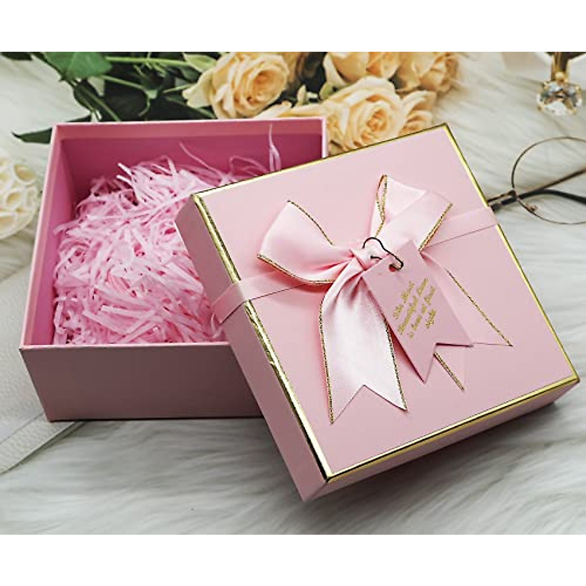 pzlobiet Gift Boxes for Gift, Luxury Gift Boxes for Presents, Decorative Gift Boxes for Valentines Day, Anniversaries, Birthday, Wedding, Girl Gifts Lady Gifts Mother Gifts and Wife Gifts etc.