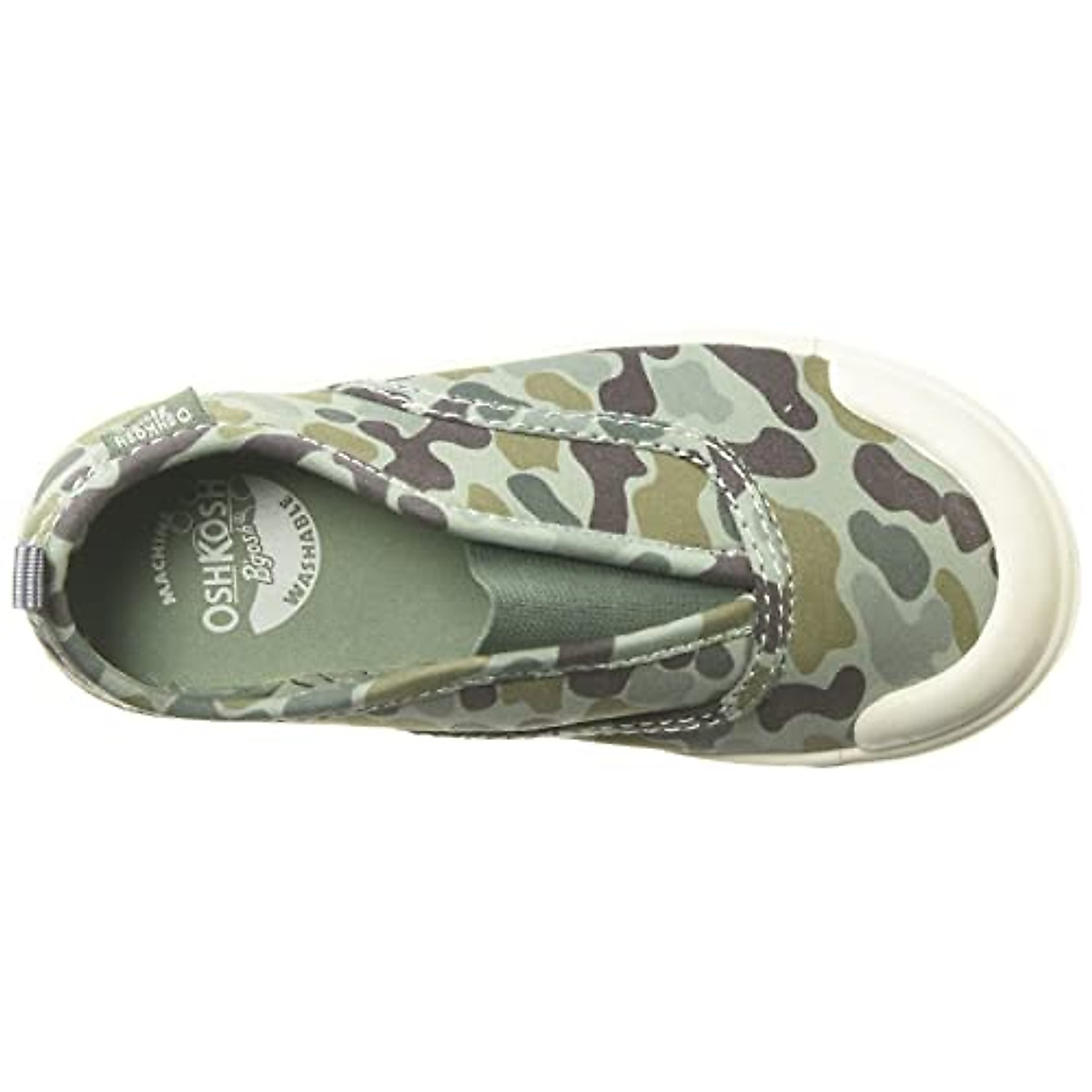 OshKosh B'Gosh Boy's Fishar Sneaker, Camo, 7 Toddler