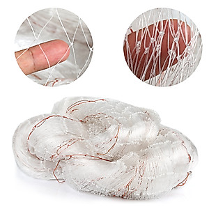 GWHOLE 33 x13 Ft Garden Netting for Tree and Plant Protection,Translucent