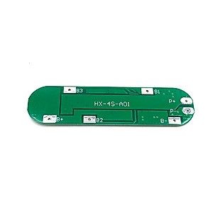 2Pcs 4S 14.4V 14.8V 16.8V 5A 18650 Li-ion Lithium Battery Charger Protection Board Overcharge Protection BMS PCB Circuit Module