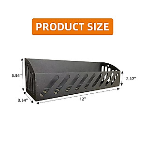 NAFCOOL Magnetic Spice Fridge Rack Shelf Organizer for Refrigerator, 4 Packs Moveable Magnetic Seasoning Organizer Shelves Kitchen Gadgets for Refrigerator Microwave Oven Coffee Maker Washer, 12” Long