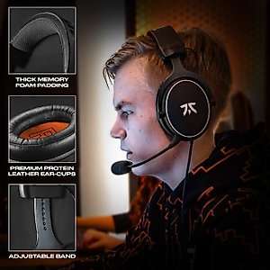 Fnatic Gaming Headset & 65% Mechanical Keyboard Bundle | React Gaming Headset with Stereo Sound and Microphone & STREAK65 Mechanical Low Profile 60% 65% Gaming Keyboard
