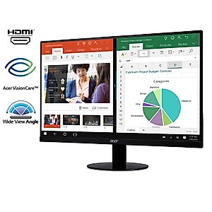 Skytech Blaze II Gaming PC Desktop – Intel Core i3 10105F 3.7 GHz, GTX 1650, 500GB SSD, 16G DDR4 & Acer 21.5 Inch Full HD (1920 x 1080) IPS Ultra-Thin Zero Frame Computer Monitor (HDMI & VGA Port)