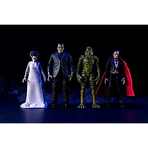 Jada Toys Universal Monsters 6" Frankenstein Action Figure, Toys for Kids and Adults, 31958, Black