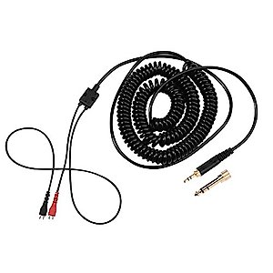 Richer-R Replacement Spring Coil Cable for Sennheiser HD25/ 560/540/ 480/430 Headphones Earphones