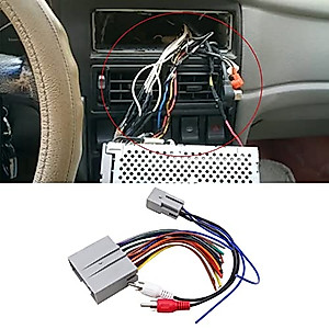 Car Stereo Radio Wiring Harness Adapter Plug for Ford 2005-2007 Freestyle