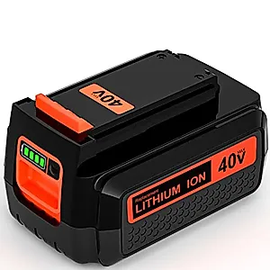 3000mAh LBX2040 Replacement Battery Compatible with Black and Decker 40V Battery Lithium-ion MAX LBX2040 LBXR36 LBXR2036 LST540 LCS1240 LBX1540 LST136W 40V Cordless Power Tools( 1 Pack 3.0Ah Battery)