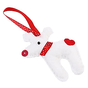 1pc Christmas Elk Pendant Christmas Decor Fireplace Decor Plush Doll Holiday Tree Decorations Christmas Tree Decor Felt Christmas Tree Ornaments Christmas Hanging Plush Elk Pendant