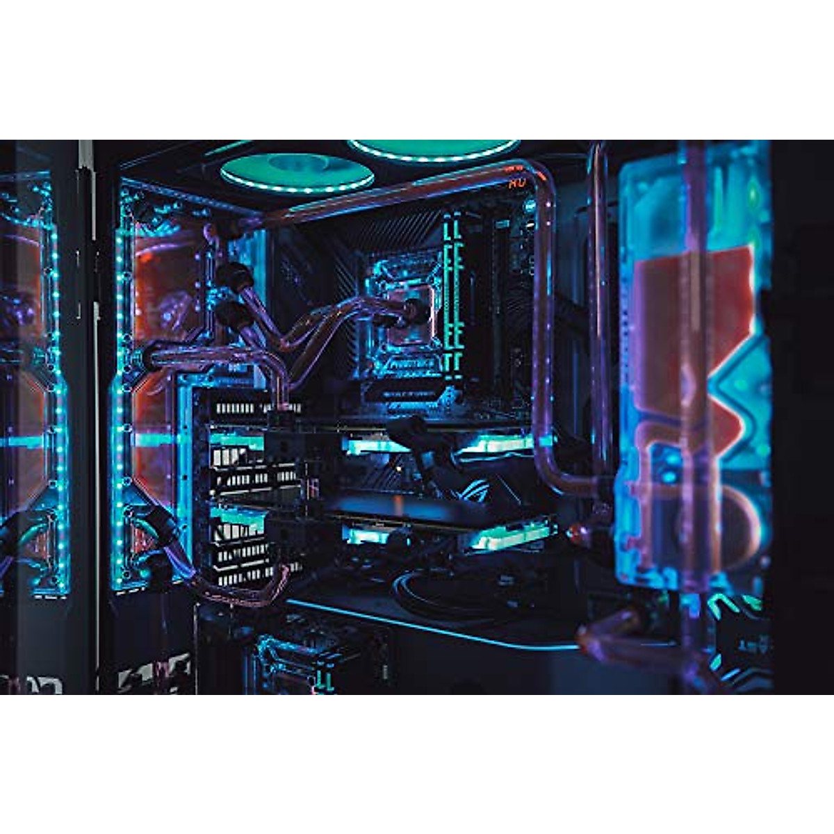 Phanteks Enthoo 719 (PH-ES719LTG_DBK01) High Performance Full Tower Case – Tempered Glass, Aluminum panels, dual system/psu support, massive storage, Fan Hub, Digital-RGB lighting, Black