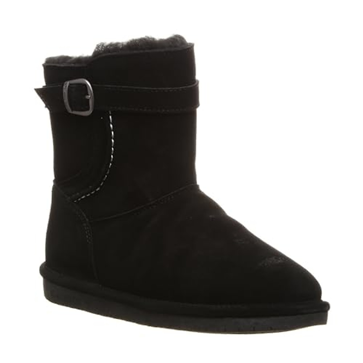 BEARPAW Women's Catherine Black II Size 10 | Women's Ankle Boot | Comfortable Winter Boot
