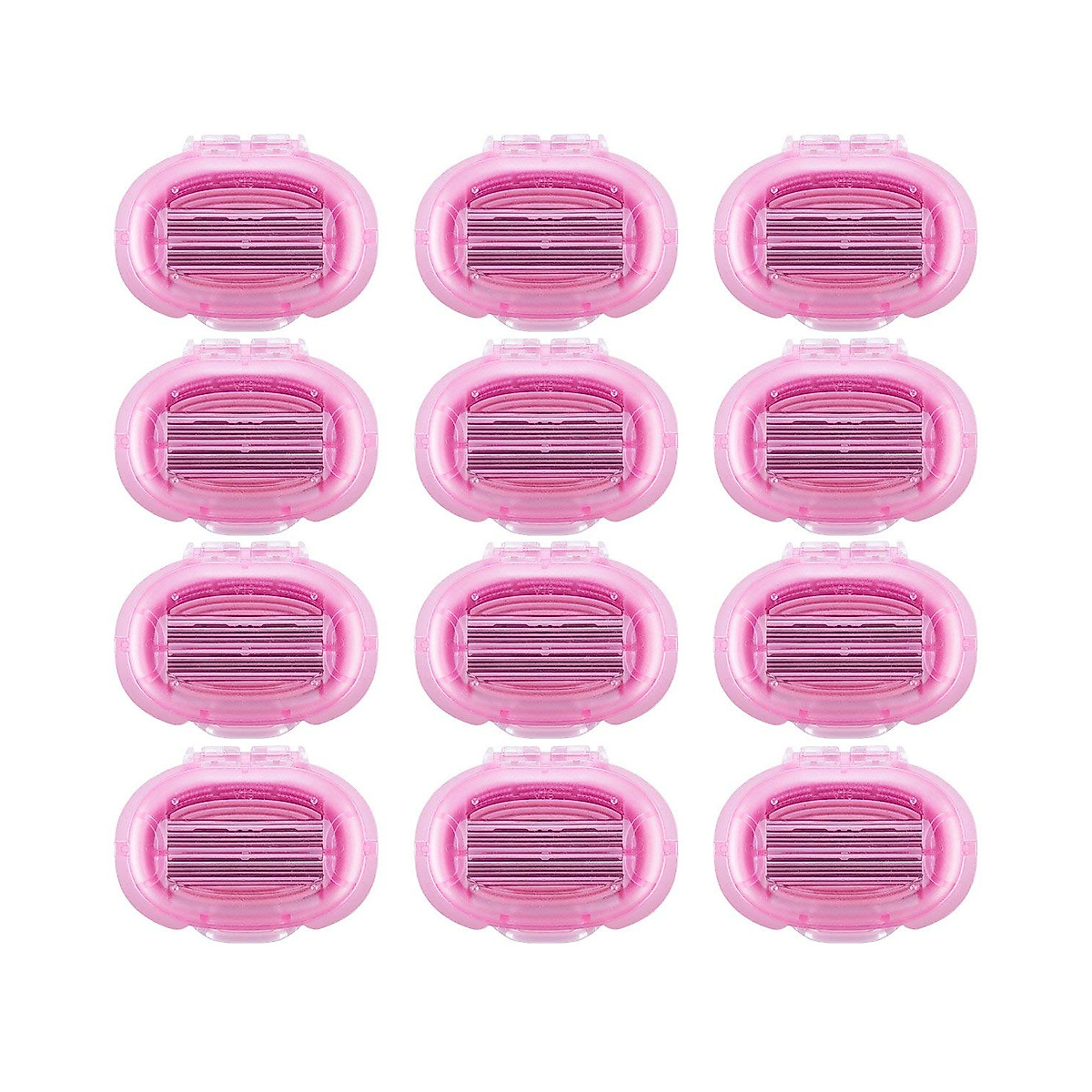 Pure Silk Contour 6 Women’s Razor Blade Refills (12 count) with Free Contour 6 Handle