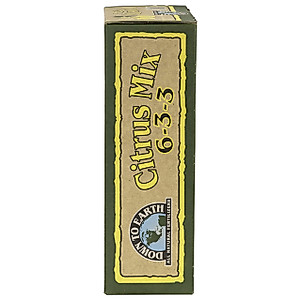Down to Earth All Natural Fertilizers Organic Citrus Mix 6-3-3, 5 lb Box Fertilizer for Lemons, Limes, Oranges Citrus Trees
