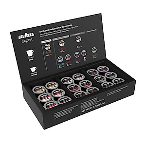 Lavazza Expert Variety Pack, Blended and Roasted in Italy, Light through Dark Roast, Full -Bodied, Sweet, Aromatic, Intense, Peristent blends, (36 Count) - Value Pack