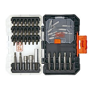 BLACK+DECKER BLACK + DECKER Screwdriver Bit Set, 40-Piece (BDAST40SETFF)