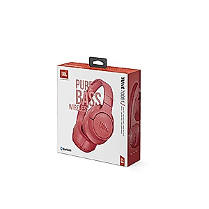 JBL TUNE 700BT - Wireless Over-Ear Headphones - Coral (Renewed)
