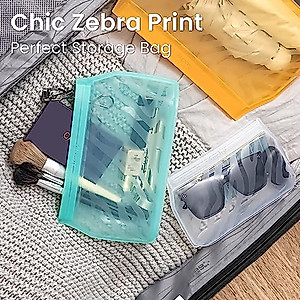 AECHY Silicone Bags Reusable Storage - Reusable Food Storage Bags, Extra Large 95 OZ Reusable Sandwich Bags - Silicone Food Pouch Stand Up, Leak-free, Heavy-duty, Microwave Safe, 3PCS, Auqa