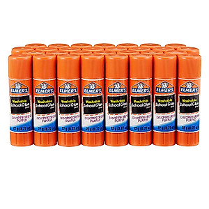 Elmers E605 Disappearing Purple All Purpose Glue Sticks Purple/Clear 30/Box