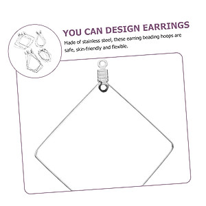 48 Pcs DIY Earring Hoop Earrings Finding DIY Hoops Earring Hoops DIY Charm Ring DIY Earring Circles Earring Findings Charms Round Earring Circle Charms Pendant Charms for Earrings