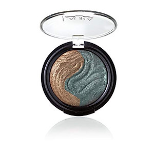 LAURA GELLER NEW YORK Baked Eclipse Eye Shadow Duo, Bronze/Emerald