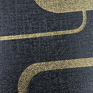 SimpleLife4U Geometric Pattern Shelf Drawer Liner Self-Adhesive Black Countertop Protect Paper for Furniture 17.7 Inch by 9.8 Feet