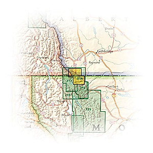 Many Glacier: Glacier and Waterton Lakes National Parks Map (National Geographic Trails Illustrated Map, 314)