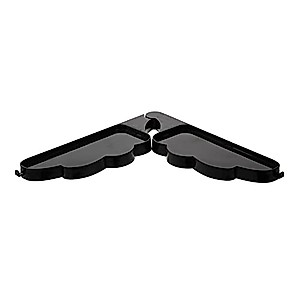 jomgeroz Angle Rotatable Corner Shelf Bathroom Wall Mount Shower Storage Rack Adhesive Organizer