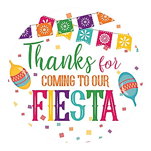 Taco 'Bout a Baby Thanks for Coming to Our Fiesta Stickers - 40 Labels