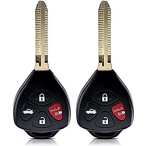 Pilida Keyless Entry Remote Replacement Key Fob Control Compatible with Toyota 4Runner Rav4 Yaris HYQ12BBY Not G